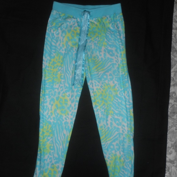 Justice | Pajamas | Justice Pajama Pants Blue Animal Print Used | Poshmark